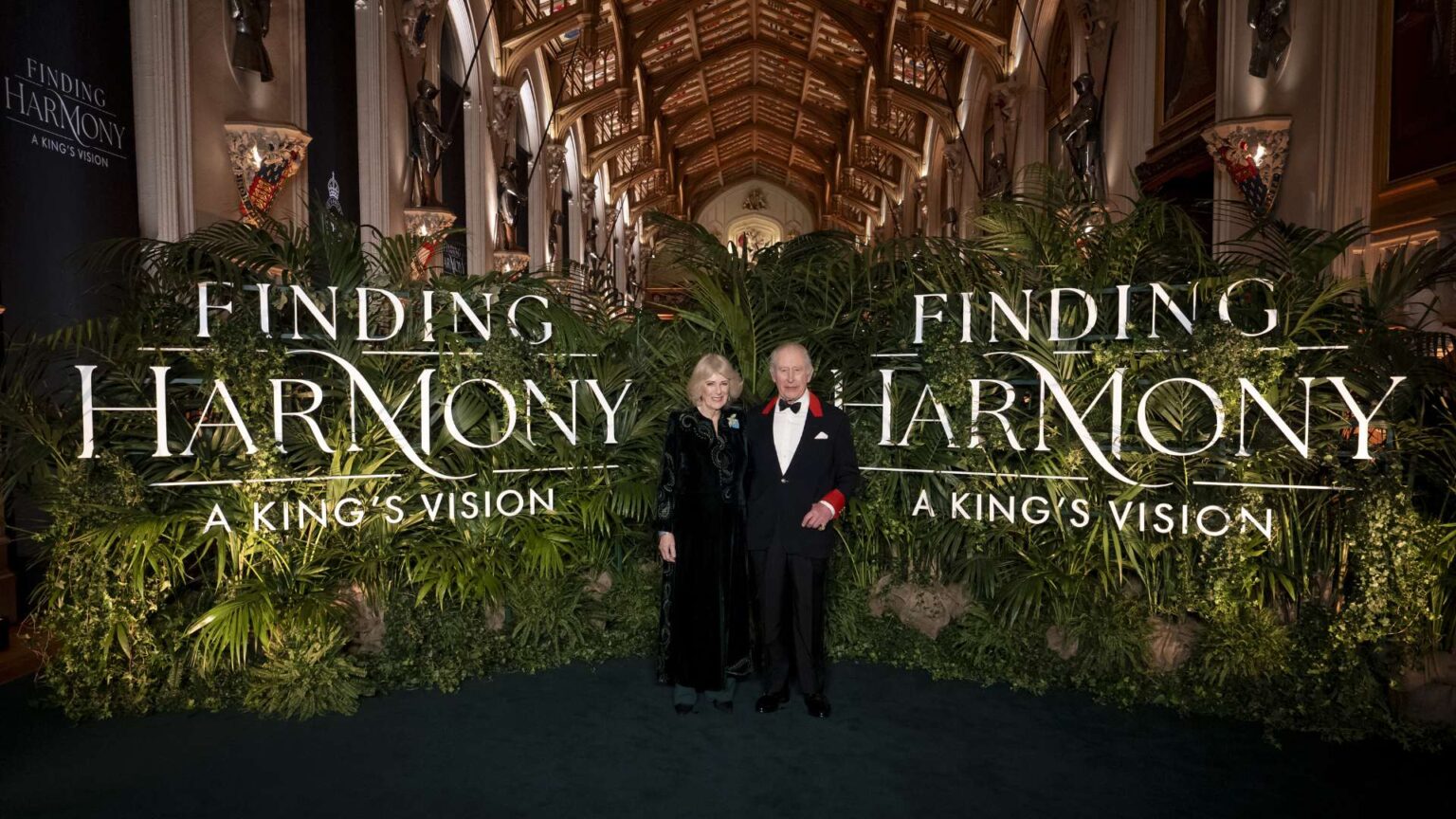 The King and Queen attend Royal Premiere of Finding Harmony: A King's ...